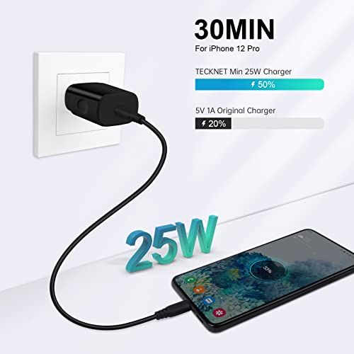 25W Fast Charger for Samsung Galaxy S22/S22 Ultra/S21 FE/S21 Ultra /S21+/S20/Note 22 Ultra /20 5G/A13,Z Flip/Fold 4/3, A10E A11 A21 A51 A32 A52 A71 S10 S9,Single PD Wall Charger Block and Cable 10FT