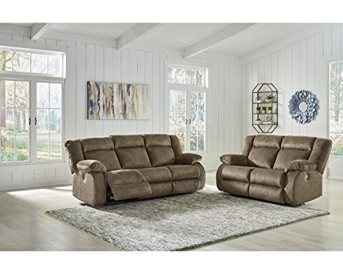 Signature Design by Ashley Burkner Sofa, Light Brown/Mocha