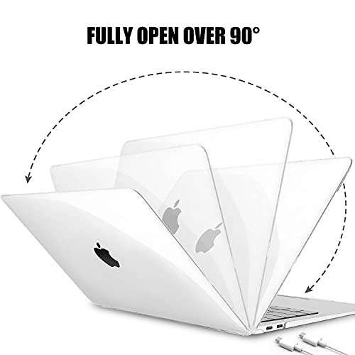 B BELK Compatible with MacBook Pro 16 inch Case 2020 2019 Release A2141, Clear Plastic Laptop Hard Shell Case with Keyboard Cover & Screen Protector, MacBook Pro 16 Case with Touch Bar & Touch ID