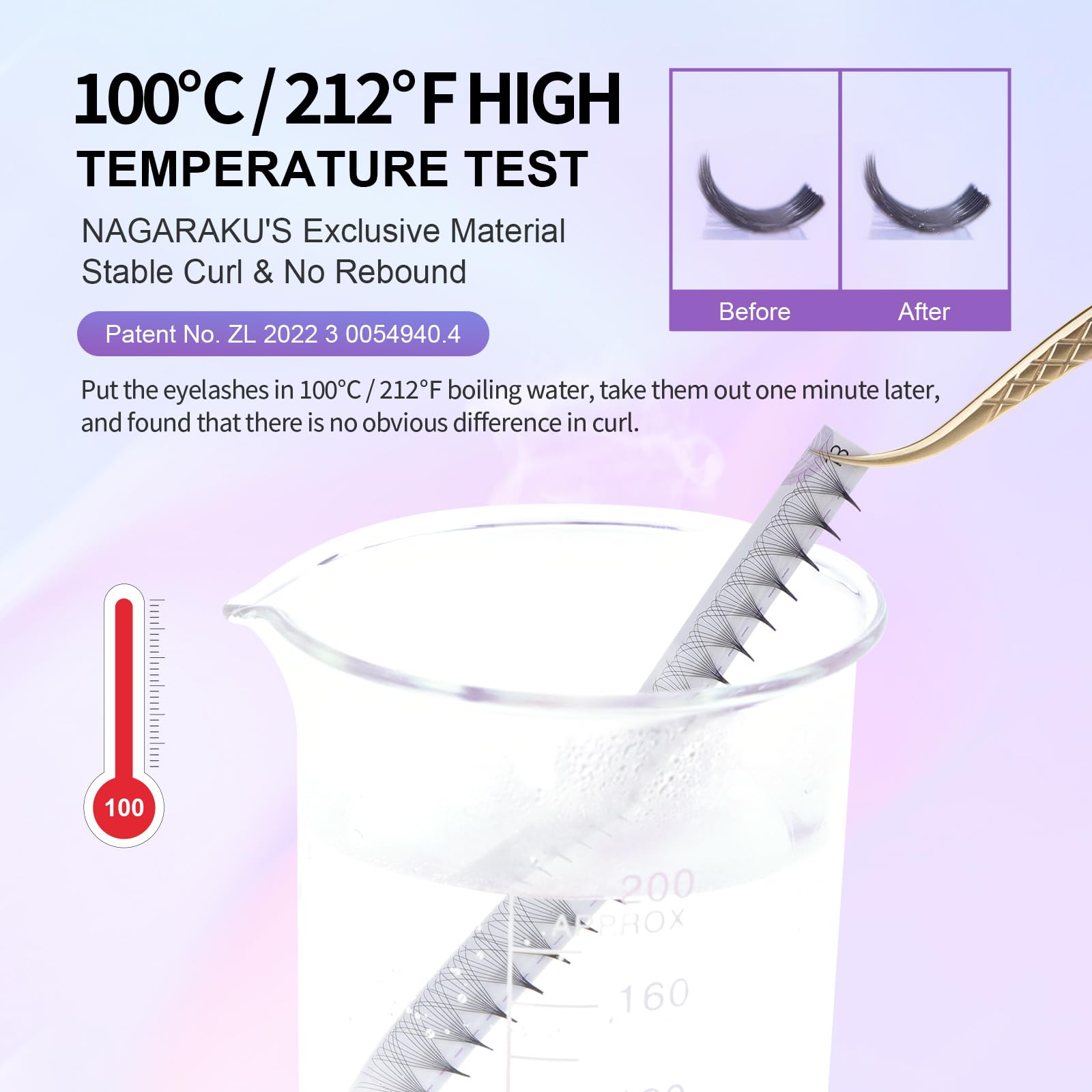 NAGARAKU Premade Fans Eyelash Extensions 320 Fans 6D Volume 0.07mm D curl 9-14mm Mix Tray Sharp Narrow Stem Clusters Thin Pointy Base Russian Pre Fanned Fluffy Matte Black