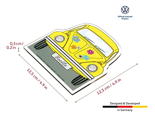 BRISA VW Collection - Volkswagen Beetle Car Bug Ice Scraper, Windscreen Scraper, Ice and Snow Remover, Winter Car Accessories (Yellow)