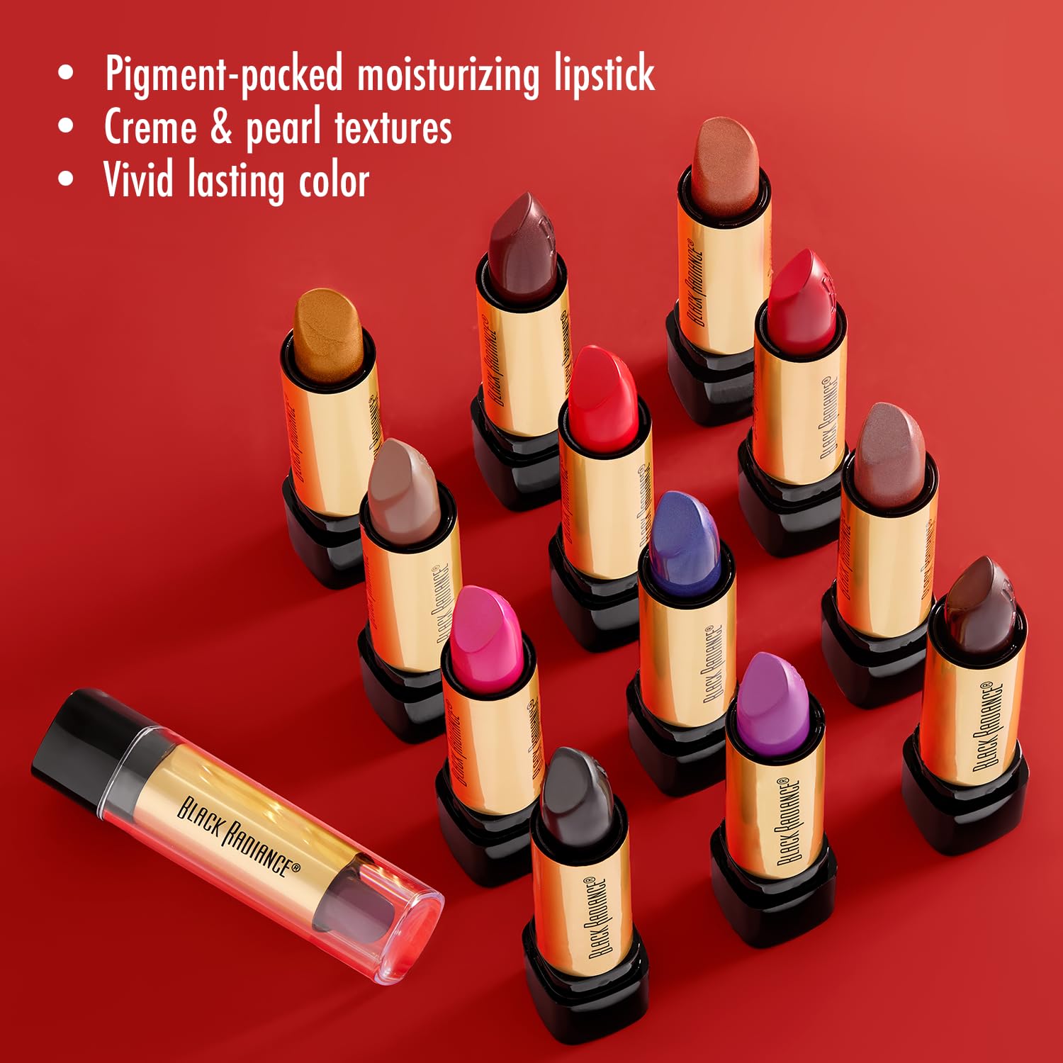 Black Radiance Perfect Tone Lipstick Lip Color Purple Madness
