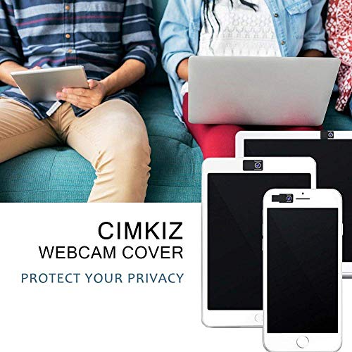 ALXCD Webcam Slider Cover for Laptop, 3 Pcs Ultra Thin 0.03 inch Plastic Slider Cover for Computer Laptop Mac Web Camera (Black)