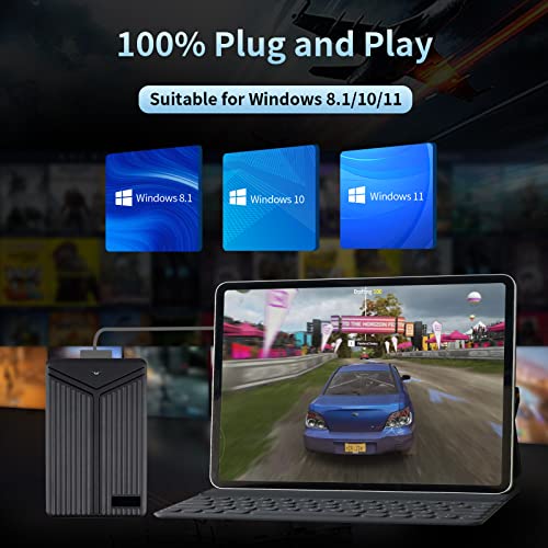 5T Retro Game Console HDD with 60649 Video Games+58 AAA PC Games, 82 Emulator Console, 3 Game System for Win 8.1/10/11 Plug and Play, Up to 6GB/s, 2 Wireless Controllers