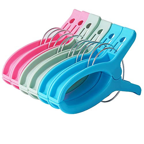 Beach Towel Chair Clips Jumbo Pool Plastic Holder Clamp for Pool Chairs Cloth on Cruise