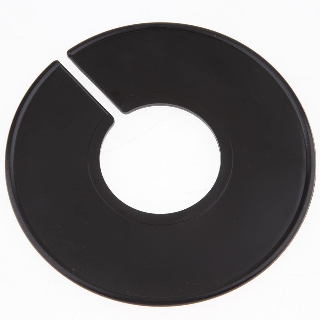 10Pack Clothing Rack Size Dividers Wardrobe Round Hangers Dividers, Black