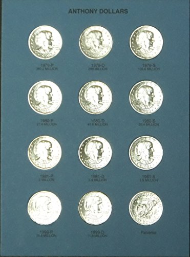 1971 P, D, S 24 Coin Eisenhower and Susan B. Anthony Dollar Set - 1971-1999 Uncirculated