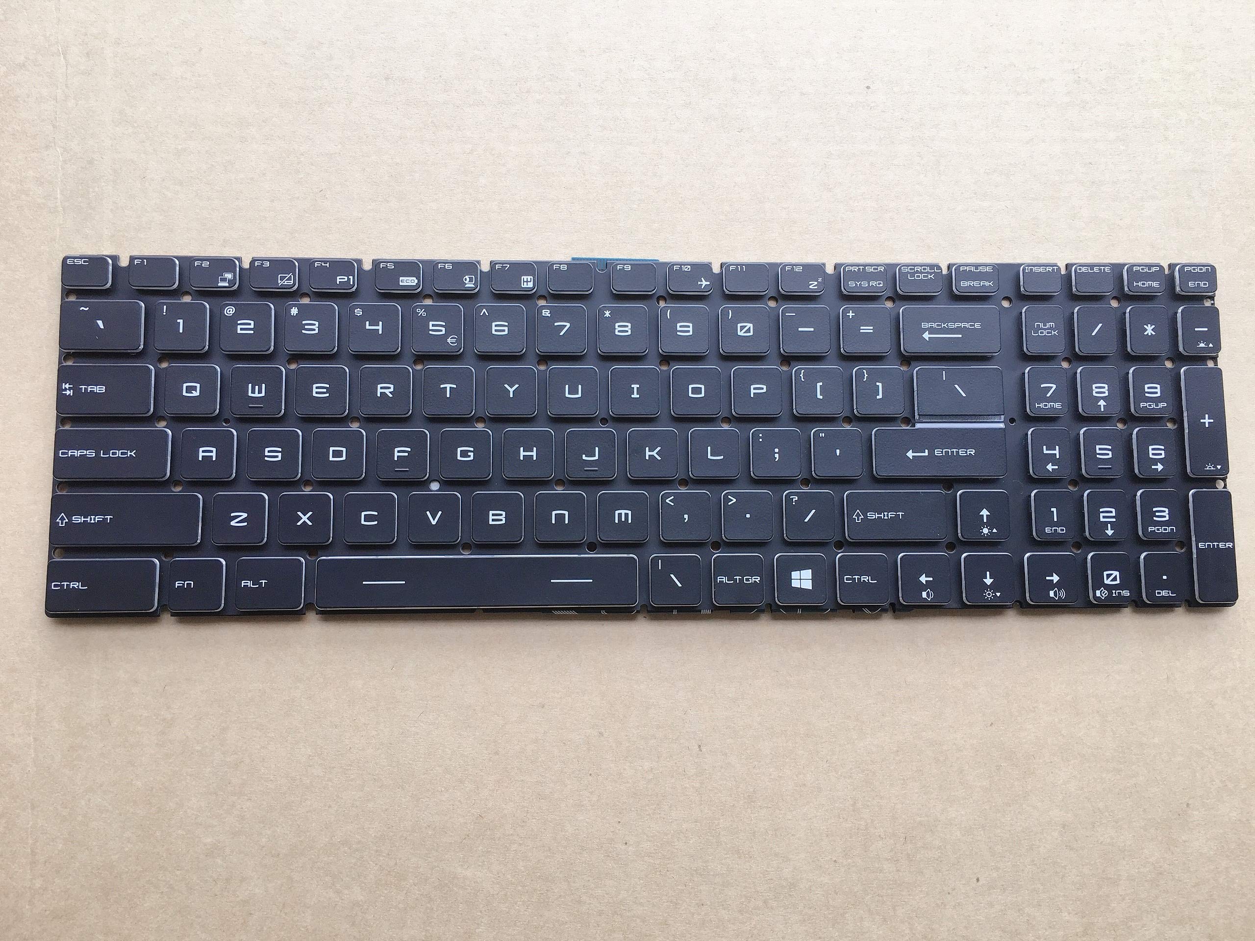 Original New for MSI GP65 Leopard 10SDK-433 15. 6" Gaming Laptop PER-Key RGB Keyboard Backlit Backlight