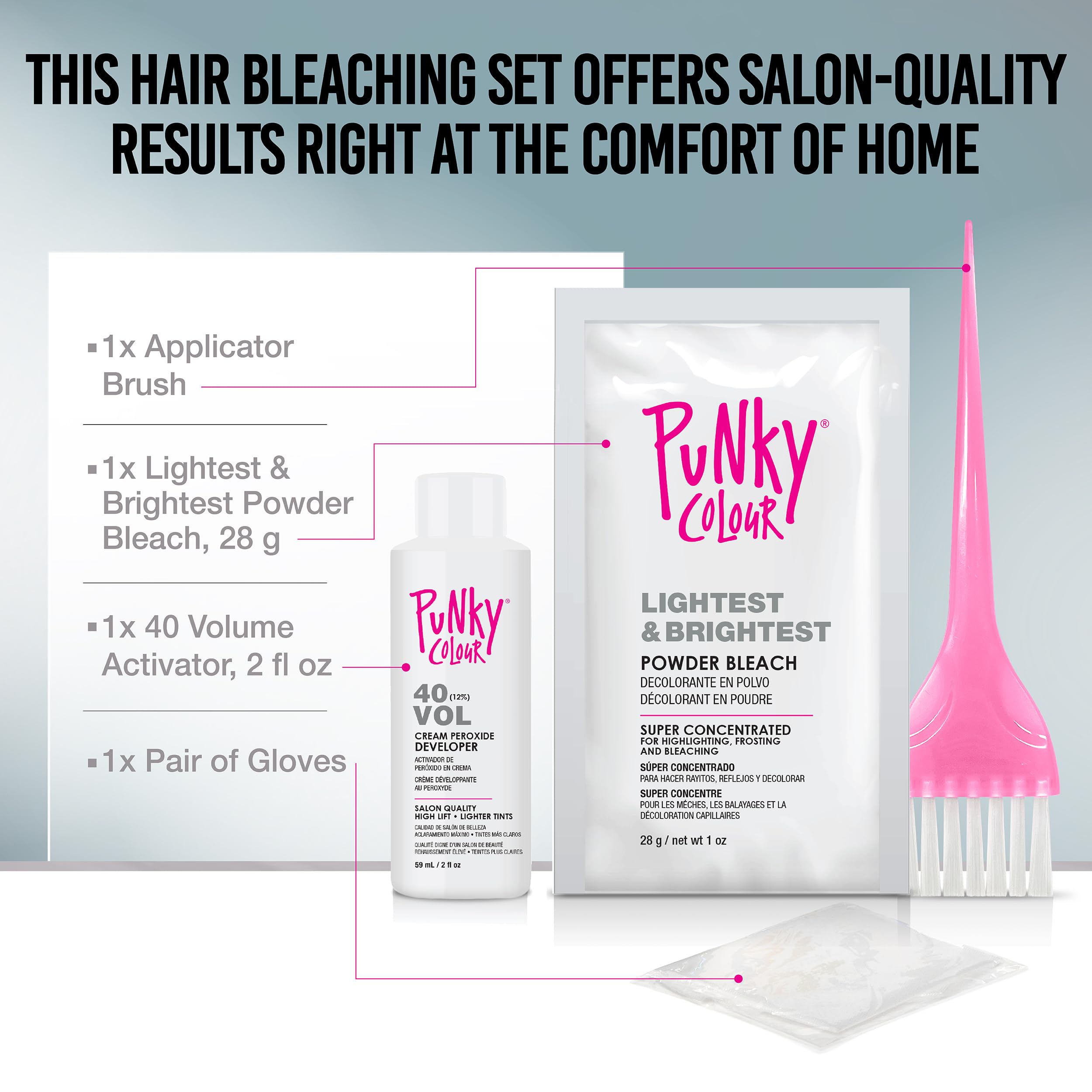 Punky Colour Lightning Fast 40 Vol Bleach Kit