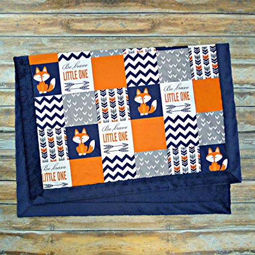 Baby Blanket - Fox Baby - Fox Baby Blanket - Minky Baby Blanket - Gender Neutral - Unisex Baby Blanket - Newborn