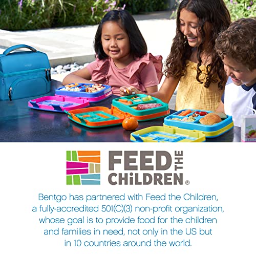 Bentgo® Deluxe Lunch Bag - Durable and Insulated Lunch Tote with Zippered Outer Pocket, Internal Mesh Pocket, Padded & Adjustable Straps, & 2-Way Zippers - Fits Most Lunch Boxes (Purple)