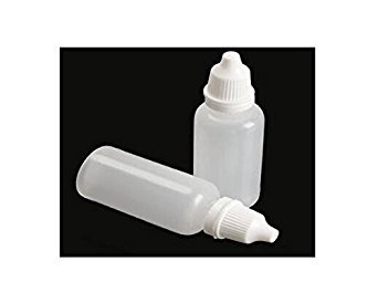 10Pcs 50ml Empty Refillable Portable Plastic Squeezable Dropper Bottle Cosmetic Makeup Packaging Essential Oil Containers with Screw Lid and Plug (50 ml)