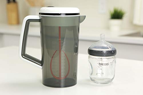 Baby Brezza Electric One Step Formula Mixer Pitcher - Motorized Mixing System for Infant Formula Powder - Large Capacity, Mix 28oz of Formula at Once - Portable for Travel