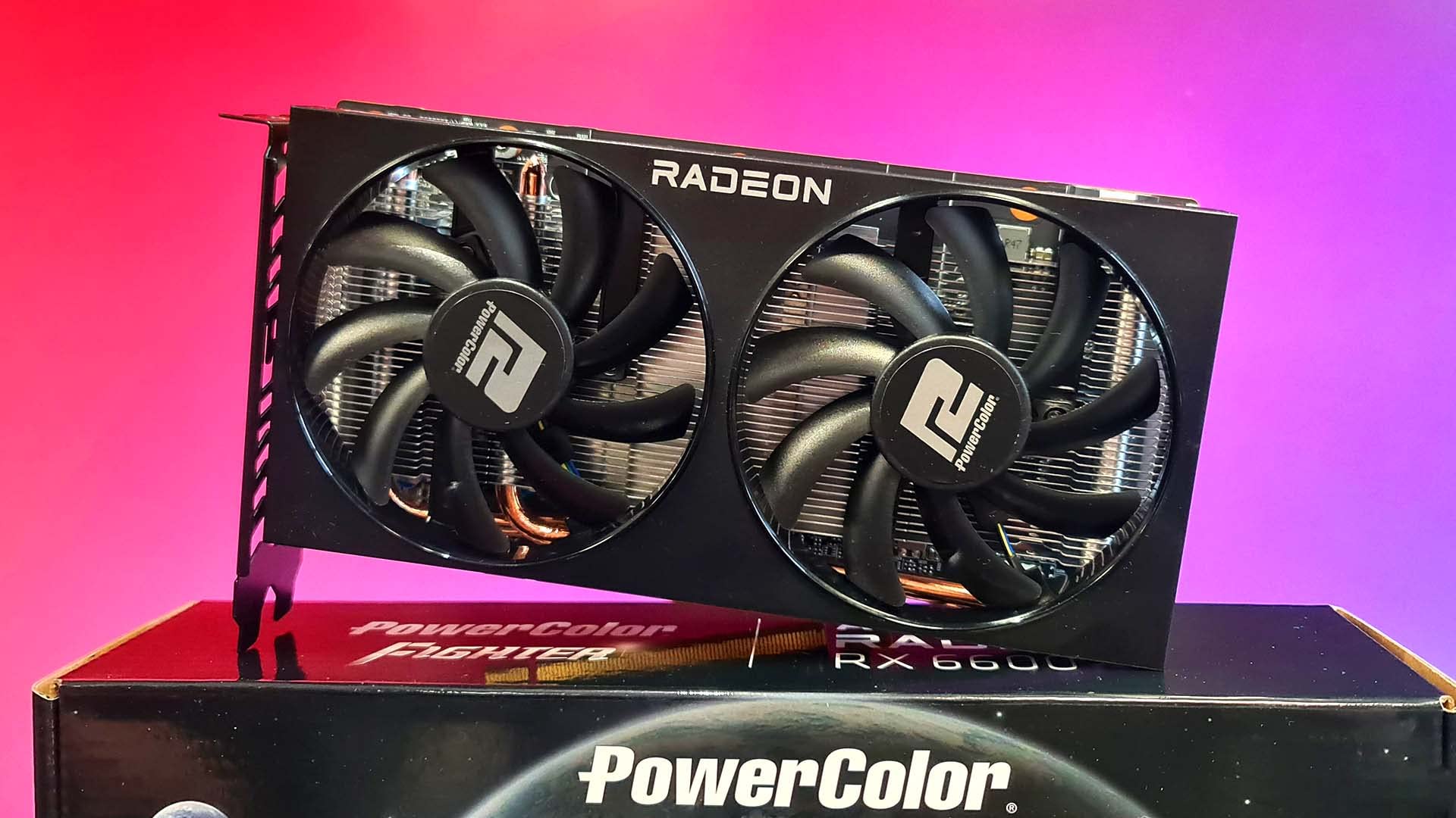PowerColor Fighter AMD Radeon RX 6600 XT Gaming Graphics Card with 8GB GDDR6 Memory, Powered by AMD RDNA 2, HDMI 2.1