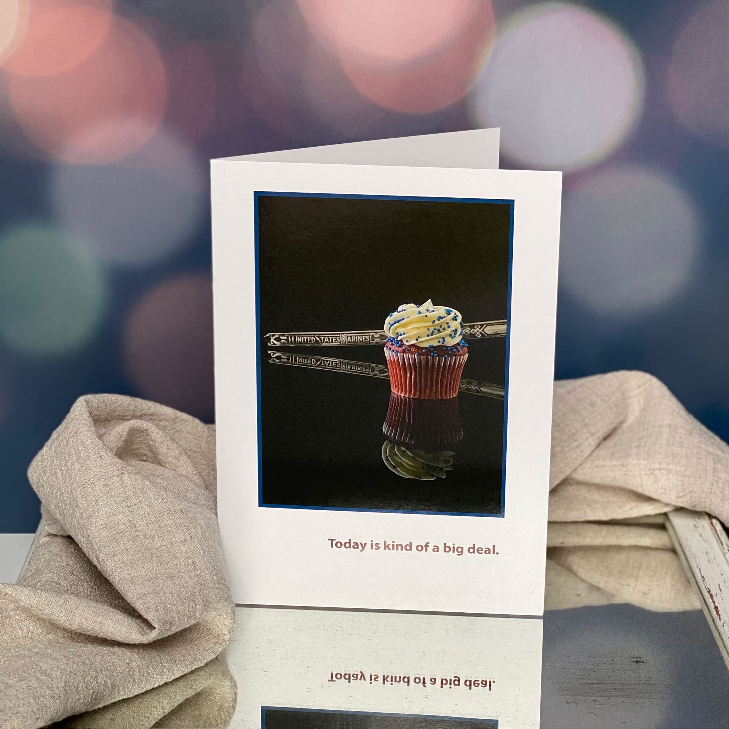 2MyHero - US Marine Corps - Military Happy Birthday Congratulations Greeting Card With Envelope - 5" x 7" - Kind Of A Big Deal