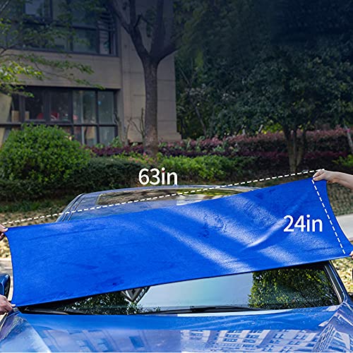 3/5/10 Pack Large Car Drying Towels, 24β x 60β Microfiber Car Wash Towels, Ultra Absorbent Microfiber Car Towels, Lint and Scratch Free Microfiber Towels, Thick Towers for Car, Truck, SUV (3 Pack)