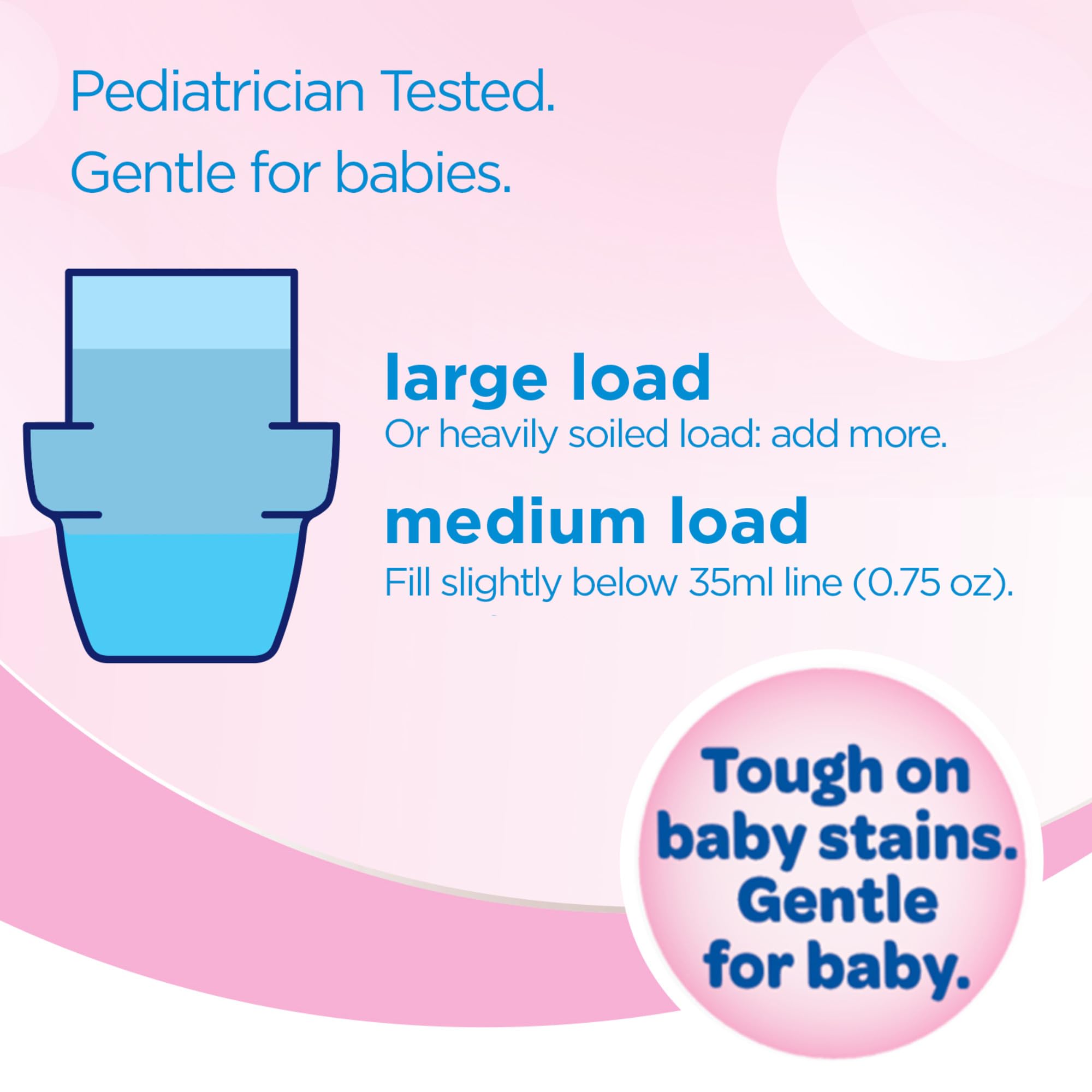 all Liquid Laundry Detergent, Gentle for Baby, Hypoallergenic & Free Of Dyes, 2X Concentrated, 100 Loads