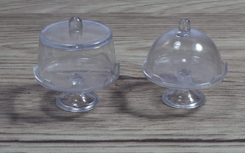 2 Style Vintage Bakery Cake Bread Dessert Display Cabinet Dollhouse Miniature Kitchen Furniture Accessories, Dollhouse Accessories Scale 1:6