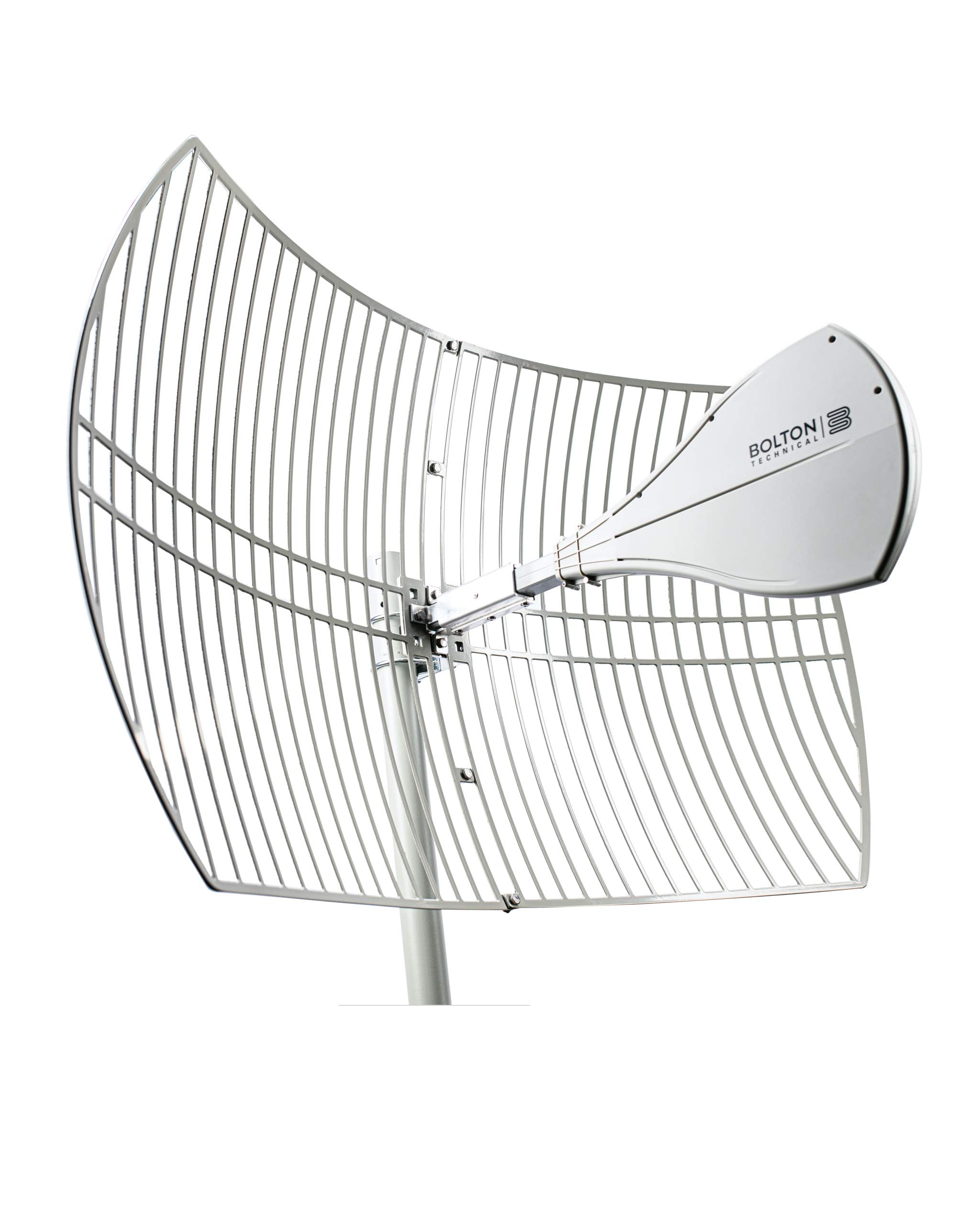 Bolton Long Ranger | New Parabolic Antenna - up to 20 Miles Range | High gain Cellular/WiFi Antenna up to +28 dB | All Cell Bands LTE,4G,5G,3G, WiFi 2.6/5 GHz WiFi 6 (Renewed)