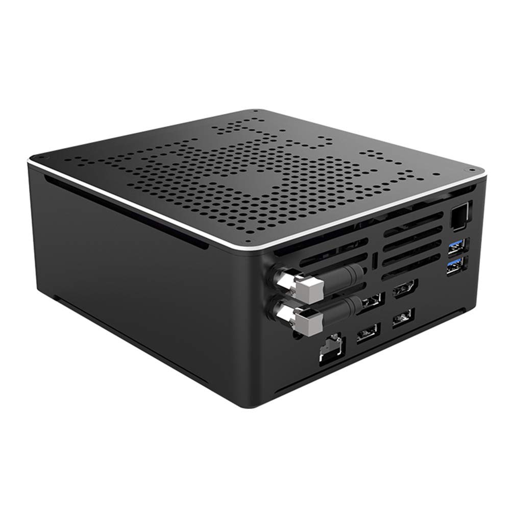 PARTAKER Gaming Mini PC, Core i7 10750H Windows 10 Mini Computer, 64GB DDR4/ 2TB SSD, Double Display 4K 60Hz, Gigabit Ethernet, HDMI2.0, DP, TPC, Dual-Band Wi-Fi,BT 4.2, Built-in-Fan