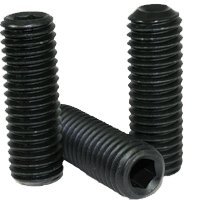 3/8"-24x5/16" Cup Point Socket Set Screw, Thermal Black Oxide, Alloy (INCH) | Size: 3/8"-24 | Length: 5/16" | Material: Alloy_Steel | Finish: Black Oxide | Fine Thread | (Quantity: 100)