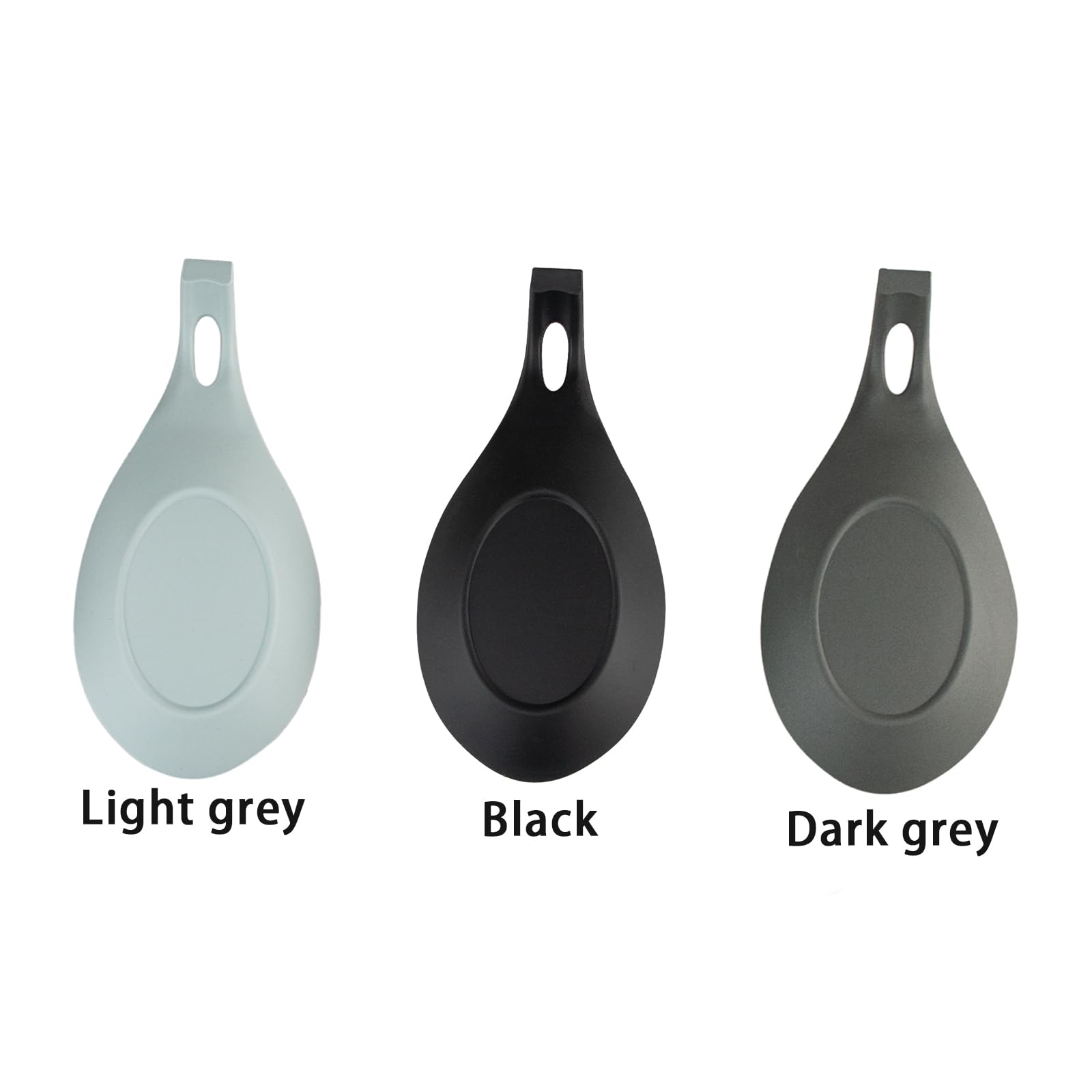3 Pack Small Silicone Spoon Holder, Silicone Spoon Rest for Stove Top, Heat Resistant Cooking Spoon Holder for Kitchen Counter, Coffee Spoon Rest