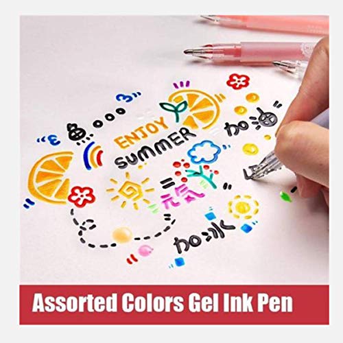 3d Glossy Jelly Ink Pen Set - 12 Pcs Assorted Colors Metallic Gel Ink Pen, Perfect to Decorate Cards and Tags, Book Covers, Ornaments, Votives, Frames, Fill Rubber Stamp Designs, and More (12PCS)