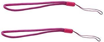 2 x Hand Strap Lanyard Wrist Hand Rope for Gameboy Advance Color GB GBA SP GBC GBM Console (Rose Red)