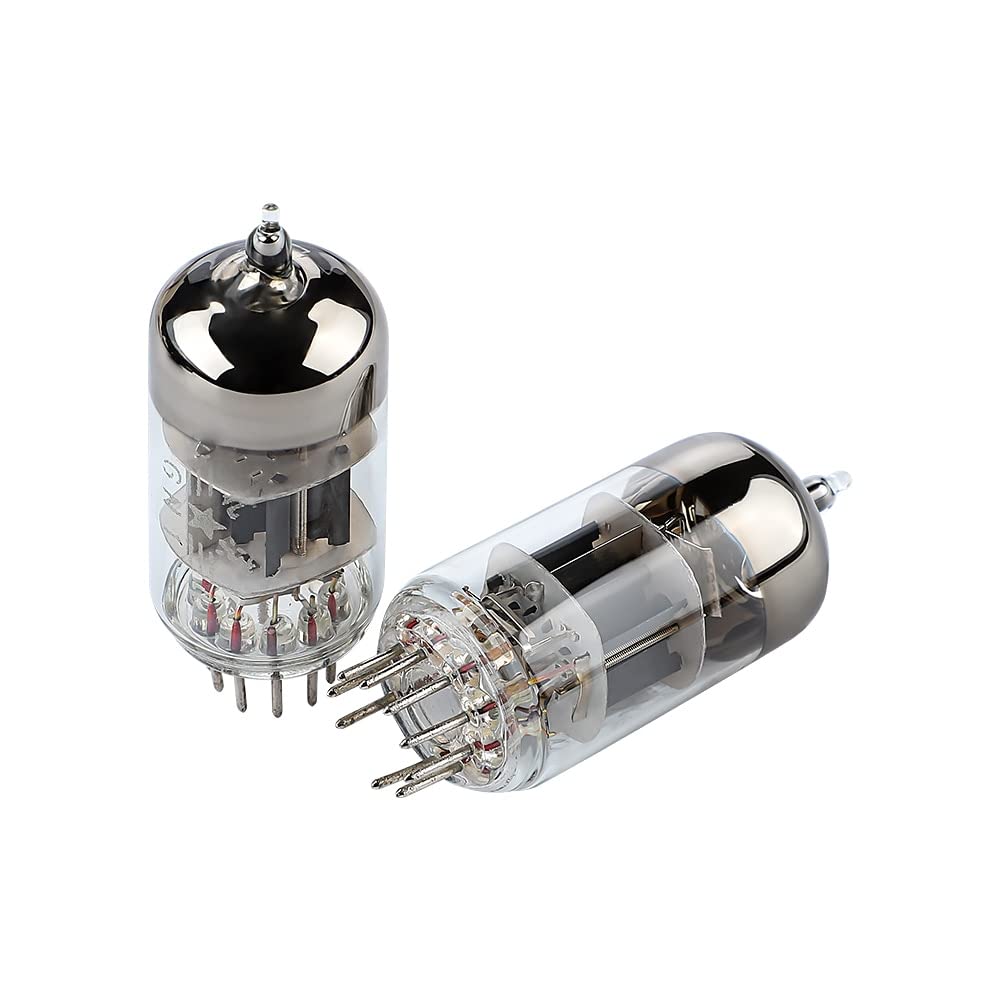 2pcs 6N1 Vacuum Tube Amp Class J Military Vrade Valve Replace ECC85 6H1n 6AQ8 for HiFi Audio Amplifier Enhance Sound (Color : 2pcs)
