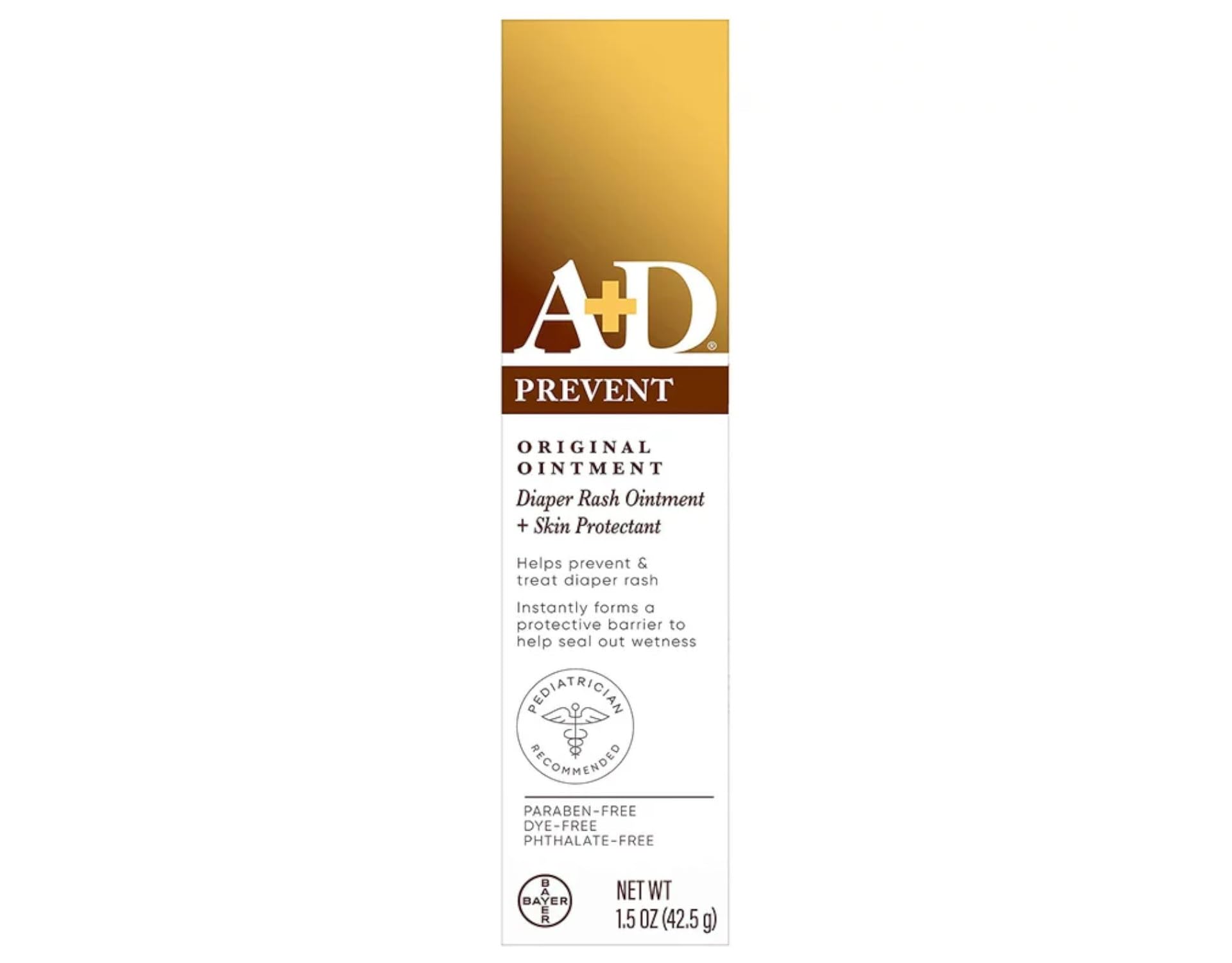 A&D Diaper Rash Ointment & Skin Protectant, Original -1.5 Ounces - 2 Pack