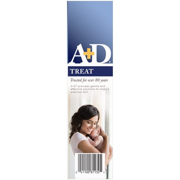 A&D Zinc Oxide Diaper Cream, 4 OZ (113 g) - Buy Packs and SAVE (Pack of 2)