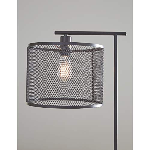 Signature Design by Ashley Nolden Modern Industrial Metal Floor Lamp, 61", Bronze Finish