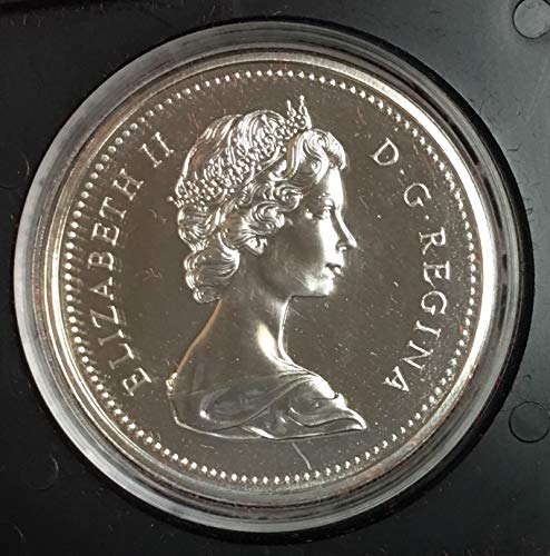 1975 CA Canada Calgary Silver Dollar in Original Box $1 Specimen