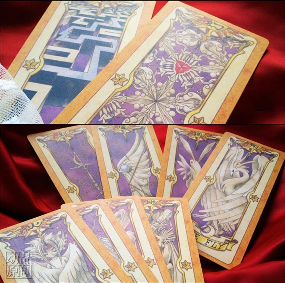 53PCS/Set Card Captor Sakura Clow Cards Kinomoto Sakura Magic Book Set