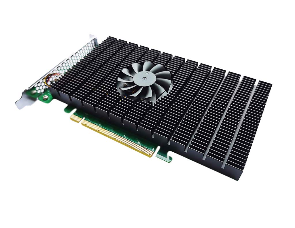 Highpoint 4-Port M.2 SSD7505 PCIe Gen3/Gen4 NVMe Bootable RAID Controller for Windows & Linux Systems