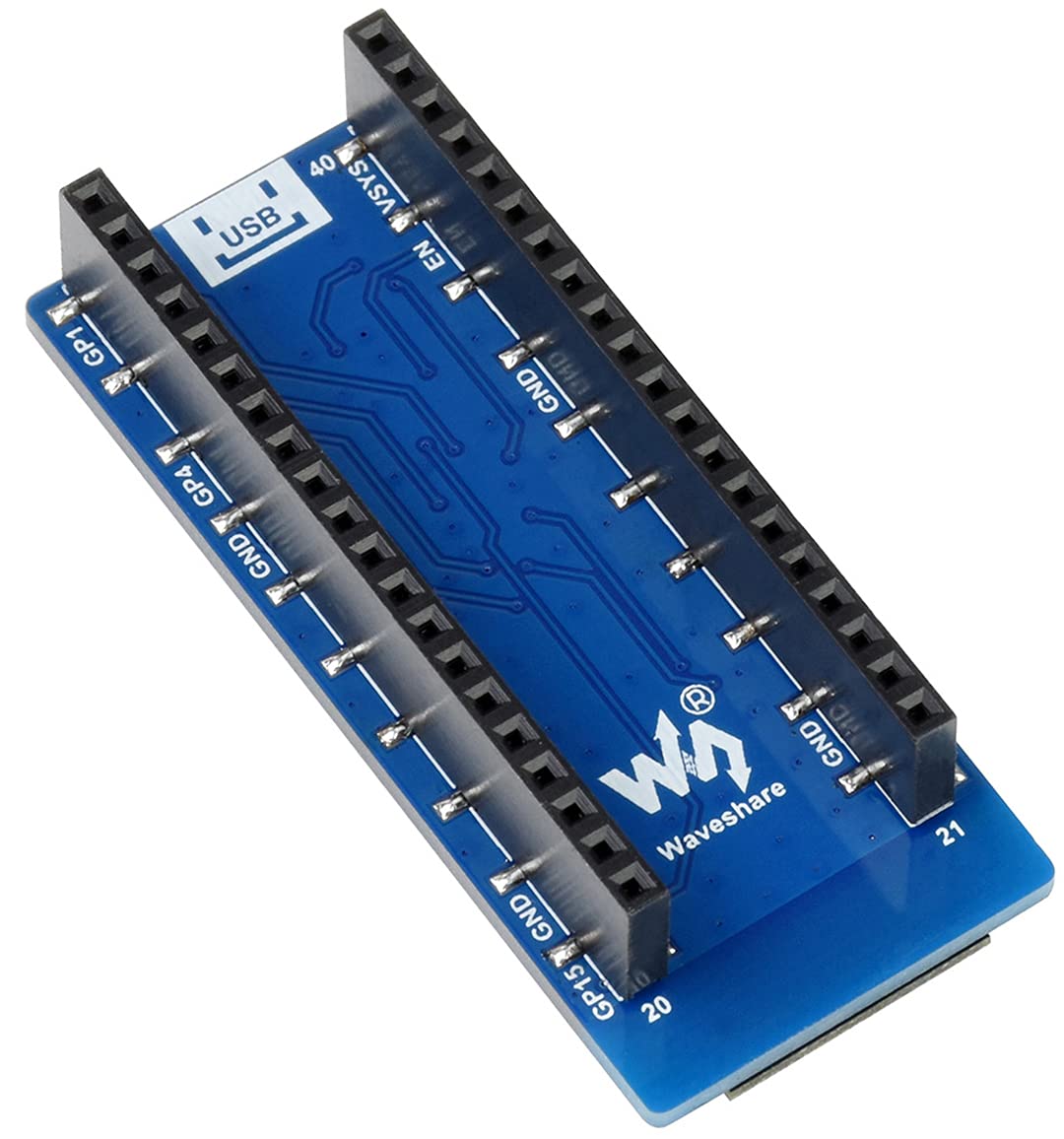 ESP8266 WiFi Module for Raspberry Pi Pico, WiFi Expansion Module Controlled via UART at Command, Support TCP/UDP Protocol,STA, AP, and STA+AP Three WiFi Operating Modes