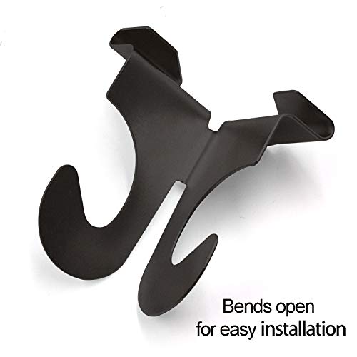 Dreecy 20 Pack Drop Ceiling Hooks for Hanging Black Heavy Duty Ceiling Hooks Ceiling Grid Clips Metal T-Bar Hooks Suspended Drop Ceiling Tiles Hooks for Classroom Office Decor Holds 15 Lbs
