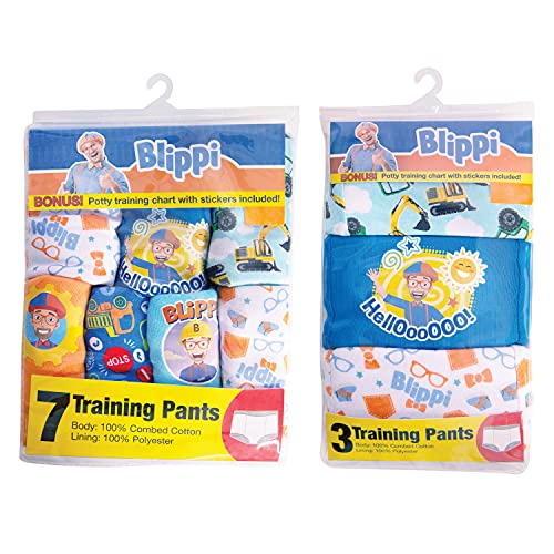 Blippi baby-boys Blippi Toddler Boy Potty Training Pant Multipacks, Blippi Tb 10pk, 2T