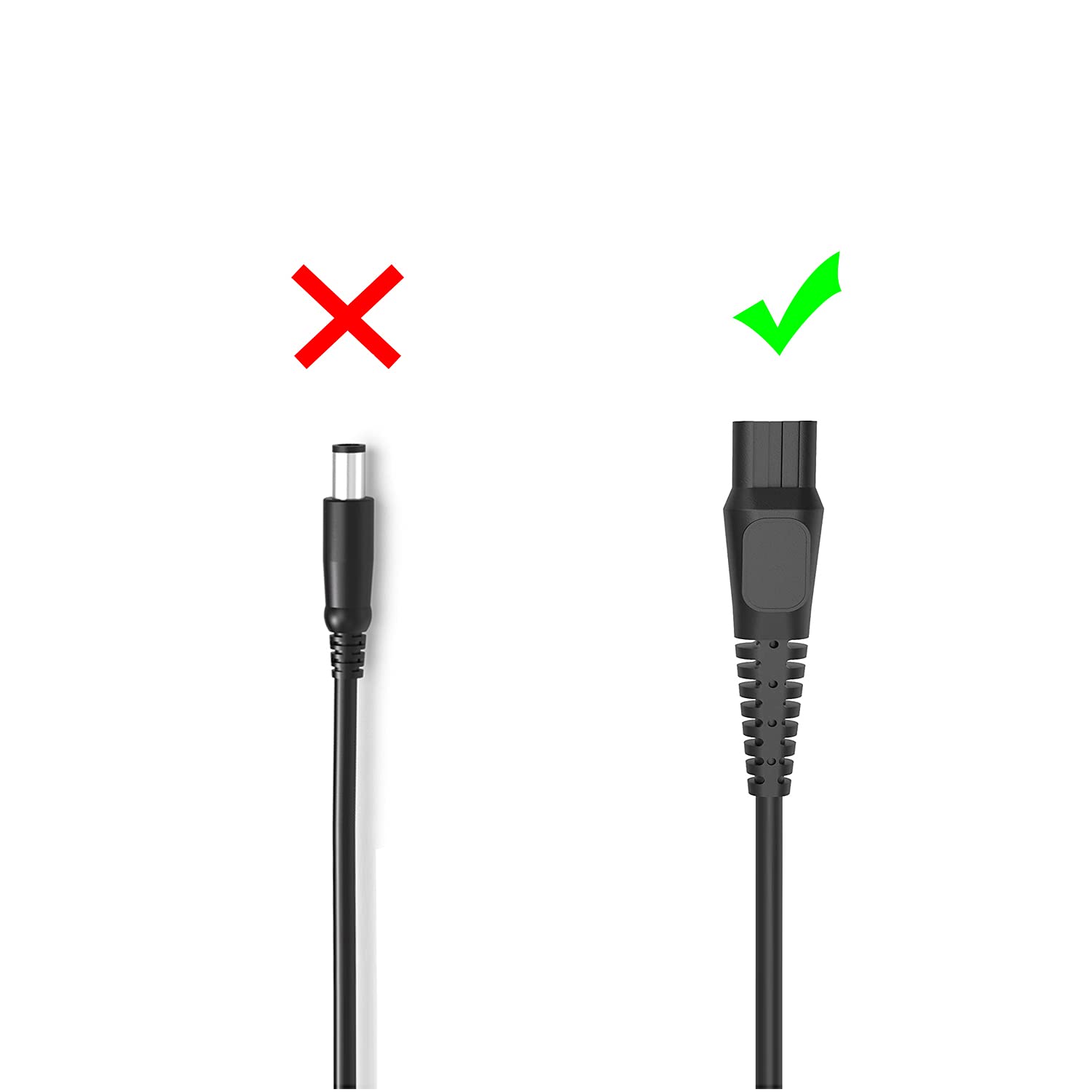 Charger-Cord Cable Fit for Homitt-Electric-Spin-Scrubber HM115C, HM115CW, HM115CD, HM115CG and More Replacement Power Supply Adapter Cord