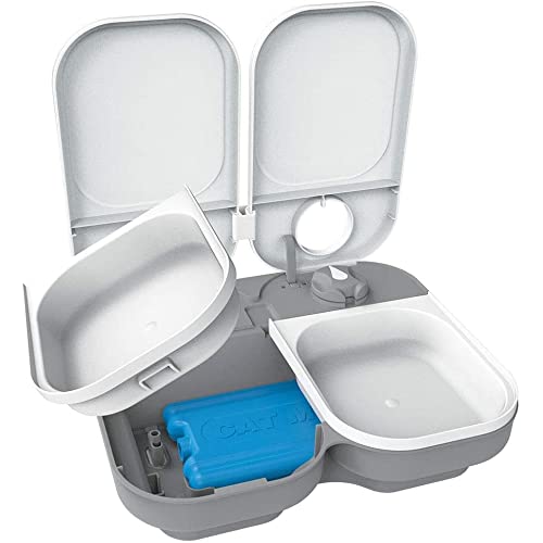 Cat Mate C200 2 Meal Automatic Pet Feeder for Cats and Small Dogs with Ice Pack