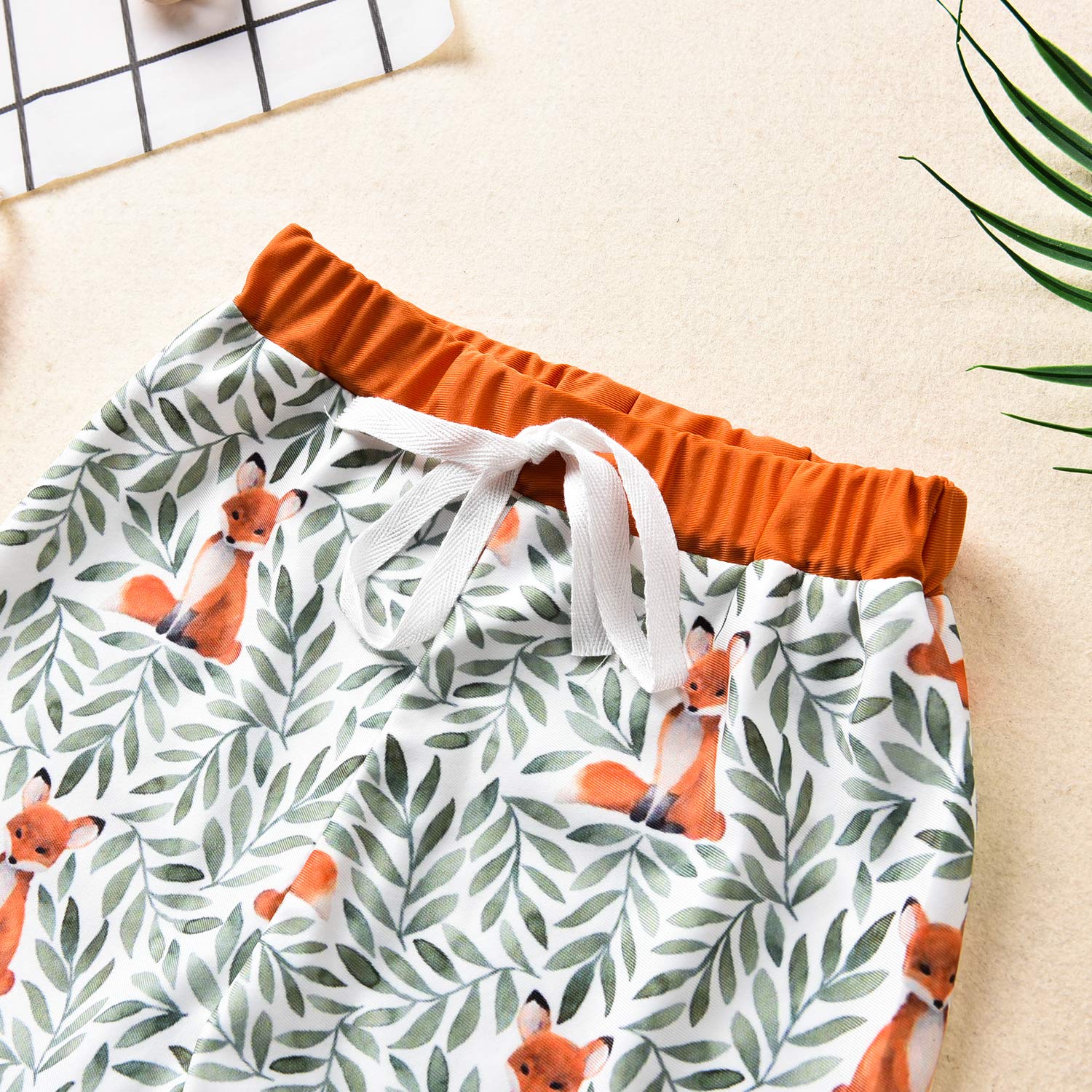 Baby Swim Trunks, Toddler Infant Swimsuit Bathing Suit Beach Swimming Shorts (Fox, 12-18 Months)