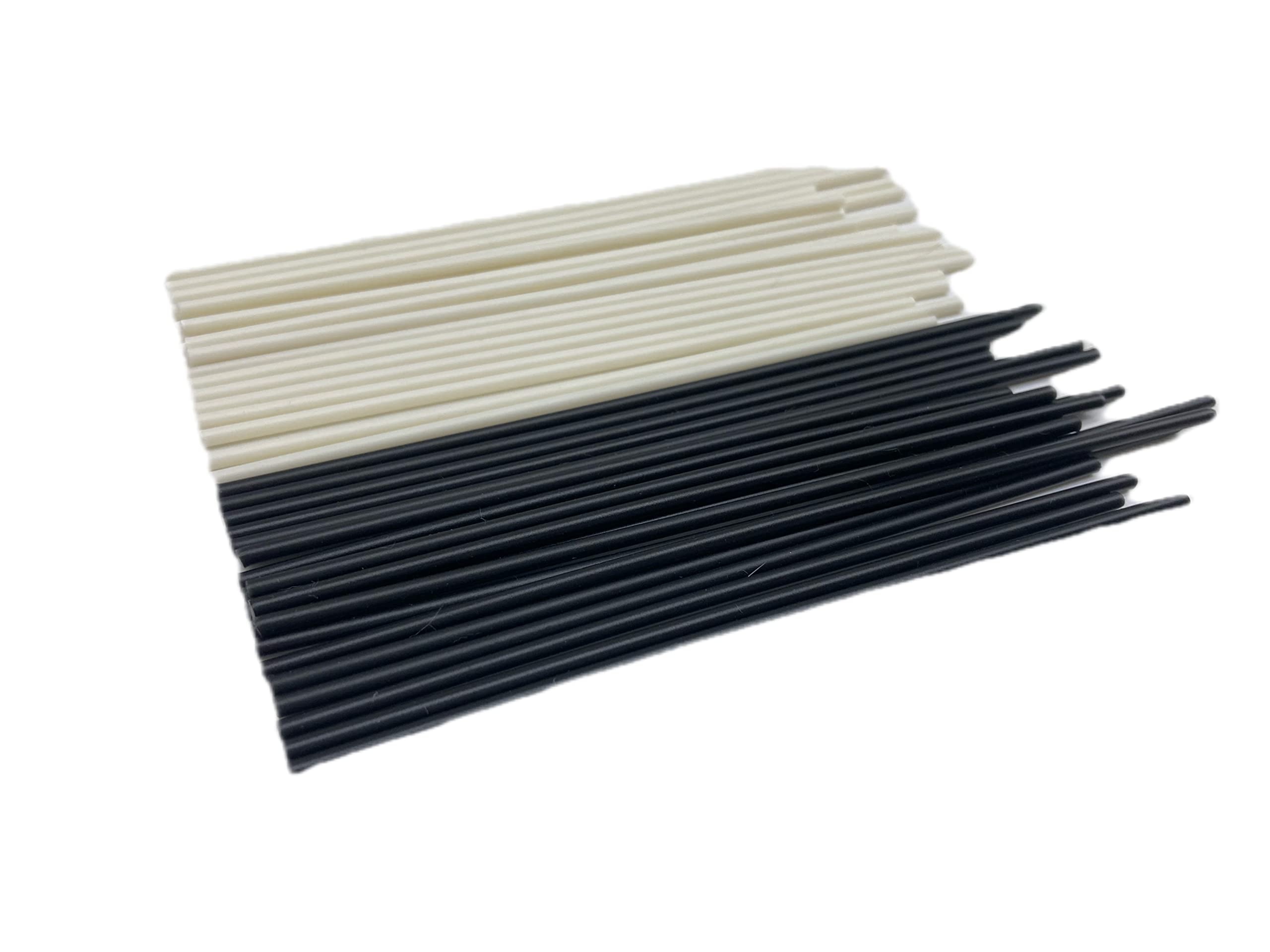 40Pcs Guitar Fingerboard Side Marker Guitar Fretboard Fingerboard Side Dot for Guitar Bass White + Black