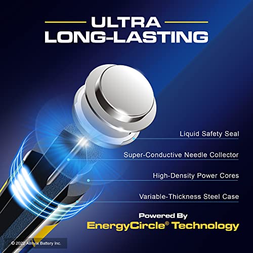 Allmax AAA Maximum Power Alkaline Triple A Batteries (100 Count) – Ultra Long-Lasting, 10-Year Shelf Life, Leakproof Design, Superior Performance – 1.5V