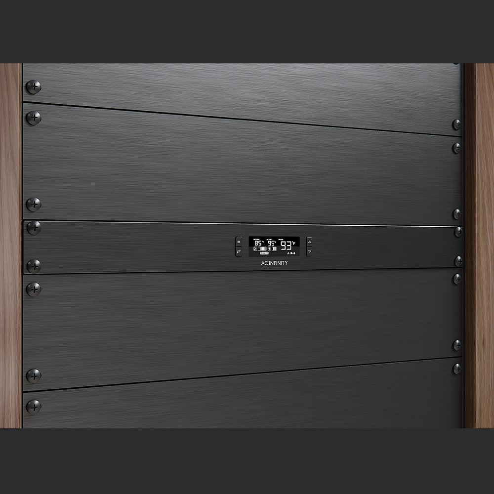 AC Infinity CLOUDPLATE T2, Rack Mount Fan 1U, Top Exhaust Airflow, for Cooling AV, Home Theater, Network 19” Racks