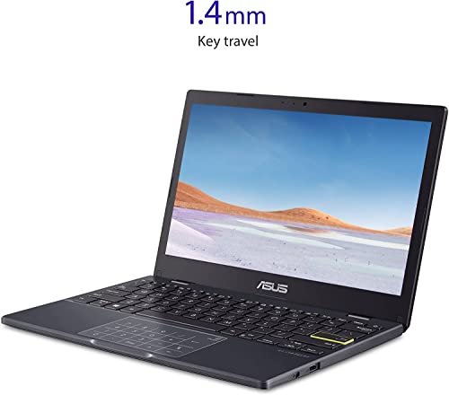 2022 ASUS Laptop L210 11.6β Ultra Thin Student Laptop Computer, Intel Celeron N4020 Processor, 4GB RAM, 192 GB Storage, Windows 10 Home in S Mode with One Year of Office 365 Personal, Star Black