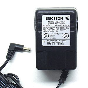 AC-DC Adapter 9VOLTS DC @ 300mA 1.3mm DC Power Plug
