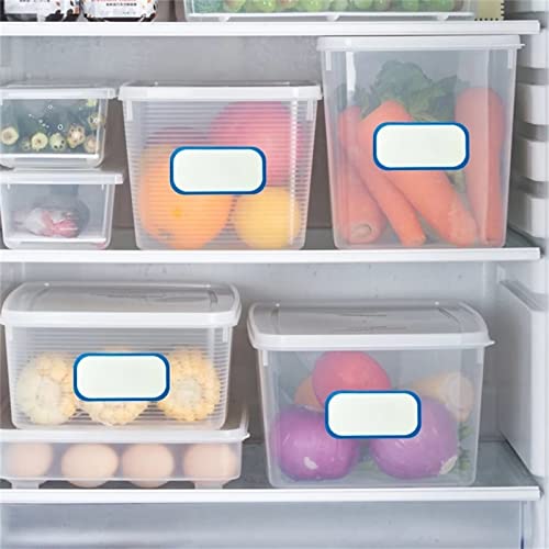 300pcs/roll Removable Freezer Labels, Self-Adhesive Food Storage Stickers Blank Date Labels Refrigerator Freezer Jar Label Stickers for Home Kitchen Restaurant(1x2 Inch)