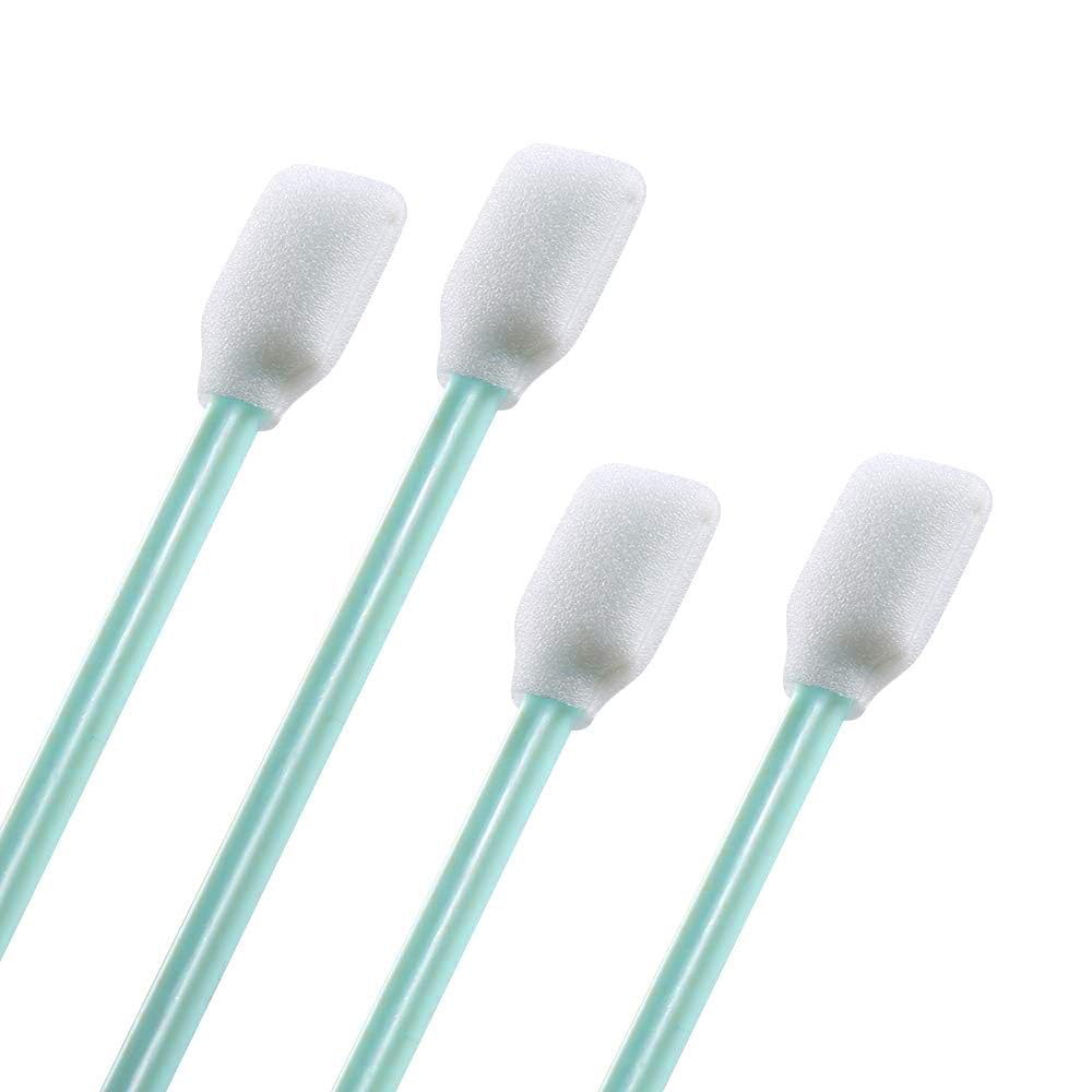 100pc 5.11" Square Rectangle Foam Cleaning Swab Sticks for Solvent Format Inkjet Printer Roland Optical Equipment