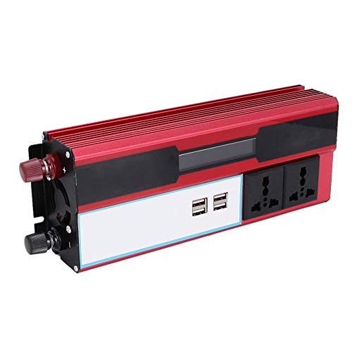 10Pcs Sinus Solar 4000W-220‑240V Pure Sine Wave Battery Converter 4000W Car Power Inverter Solar Power Inverter Wave Digital Display Phone 4 USB Charger