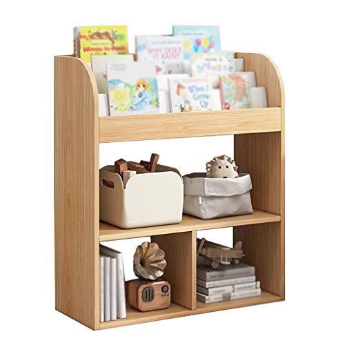 Bookcase Magazine Rack Newspaper Holder Multilayer Book Shelf Storage Rack Display Rack Freestanding Materials Home MUMUJIN (Size : 60X30X90CM)